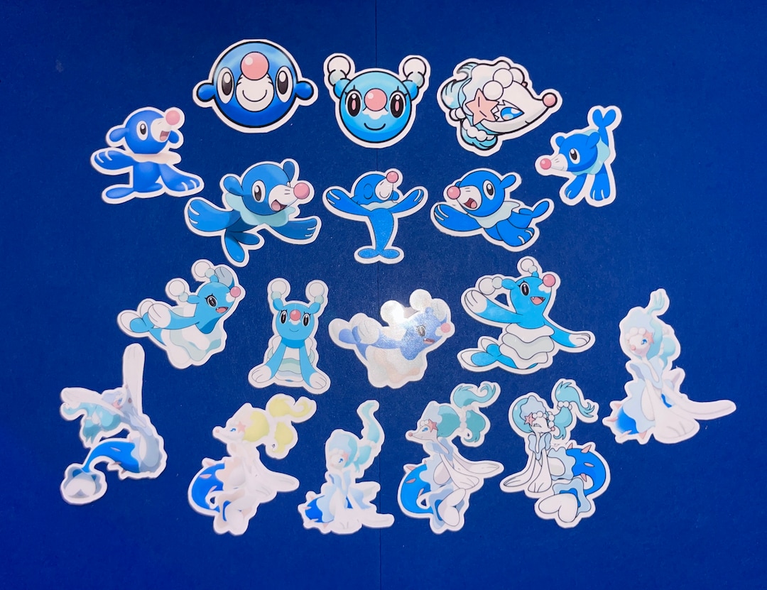Popplio Sticker Set - Etsy