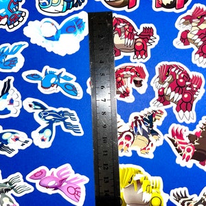 Kyogre and Groudon Sticker Set - Etsy