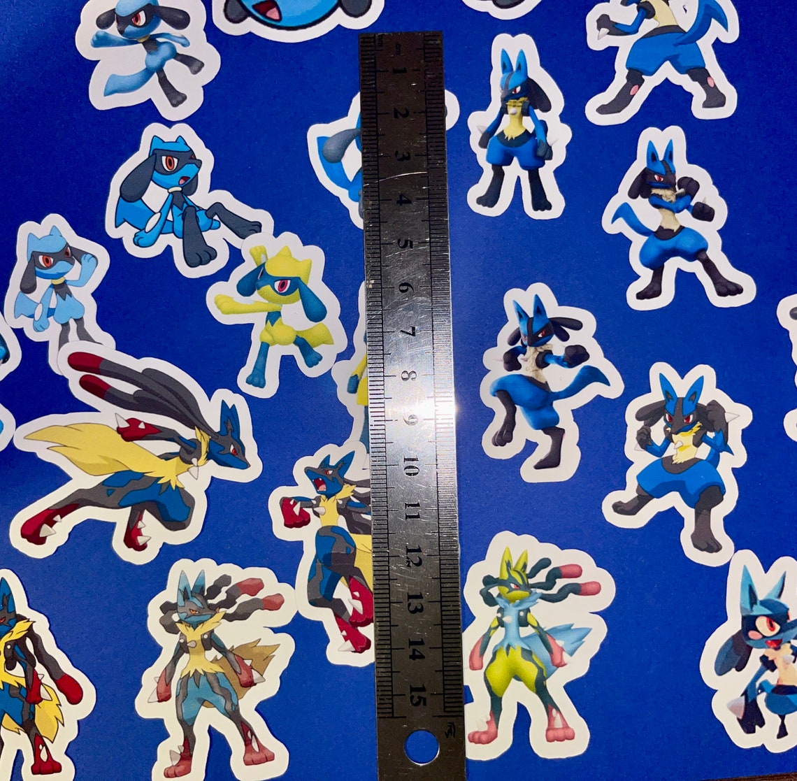 Lucario Sticker Set - Etsy