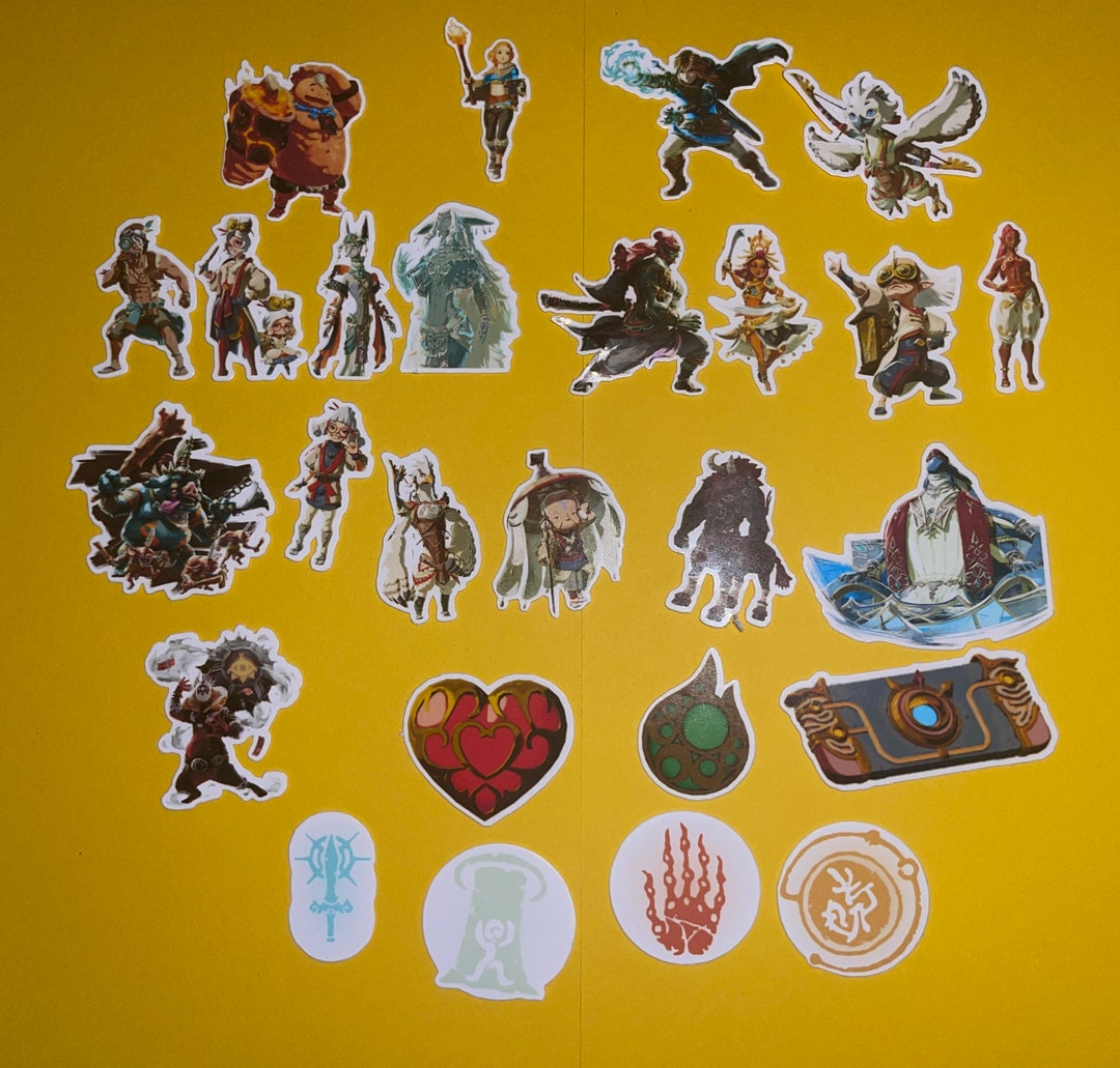 Legend of Zelda: Tears of the Kingdom Sticker Set - Etsy