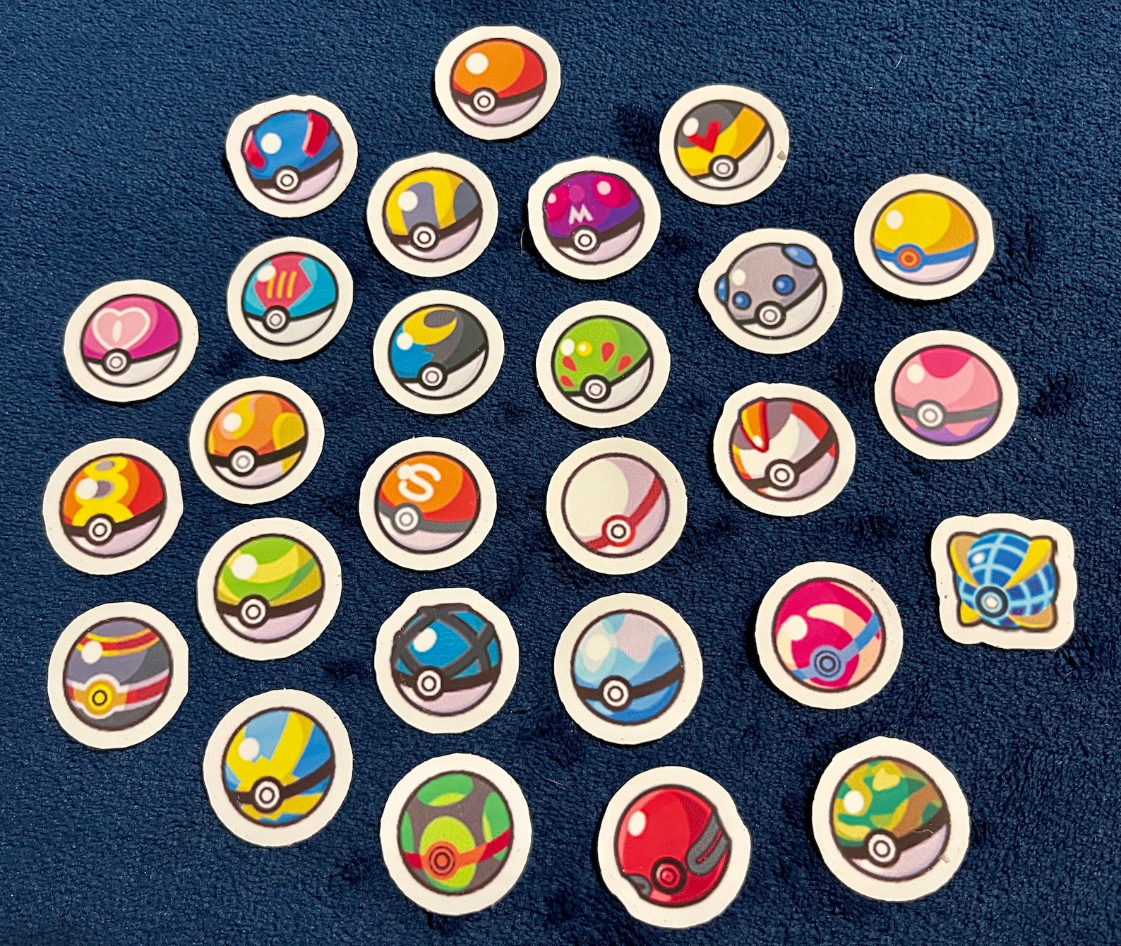 Pokeball Sticker Set - Etsy