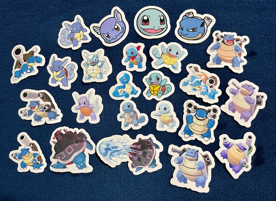 Squirtle Sticker Set - Etsy