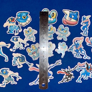 Greninja Sticker Set - Etsy
