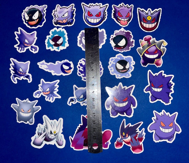 Gengar Sticker Set - Etsy