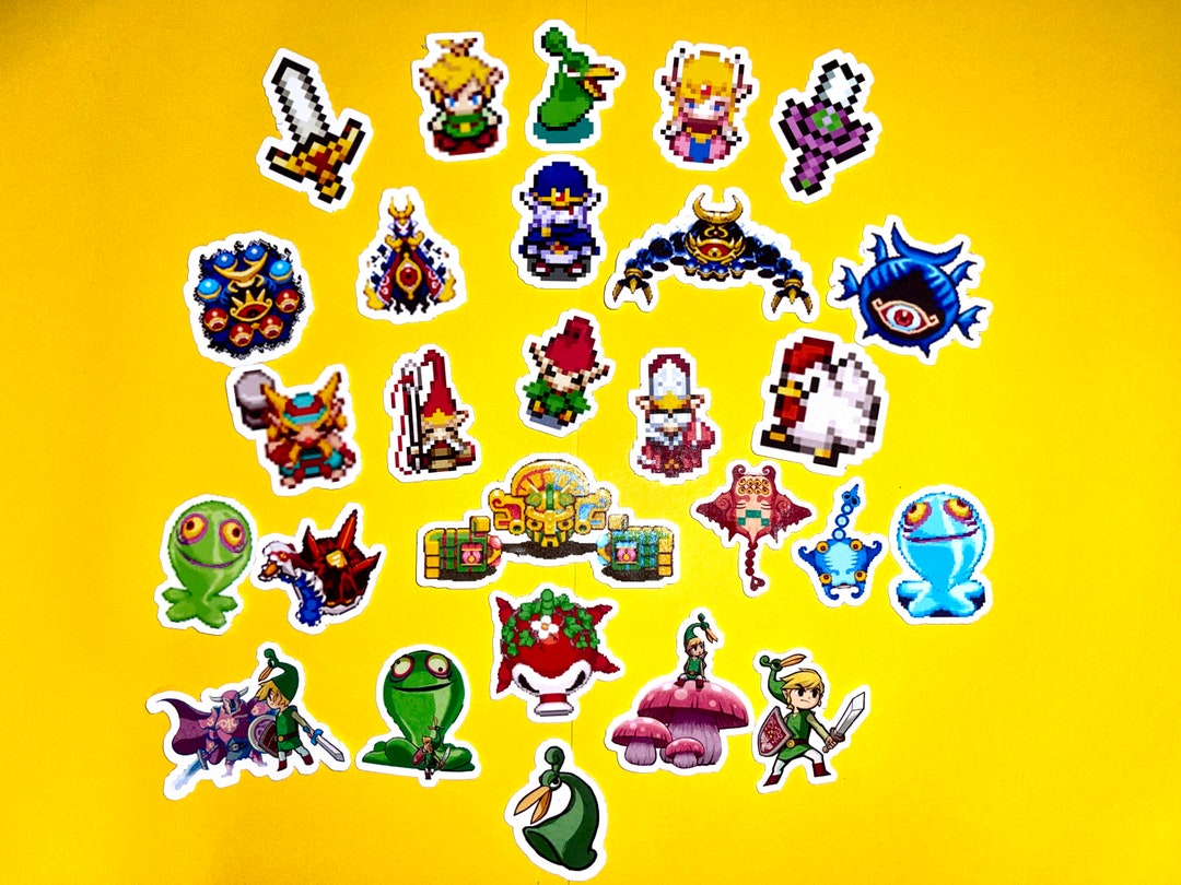 Legend of Zelda: Minish Cap Sticker Set - Etsy