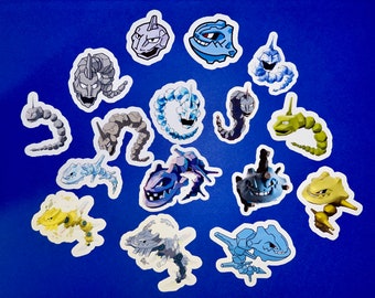 Paper Stickers, Labels & Tags Pokémon Inspired Onix Silhouette Vinyl ...