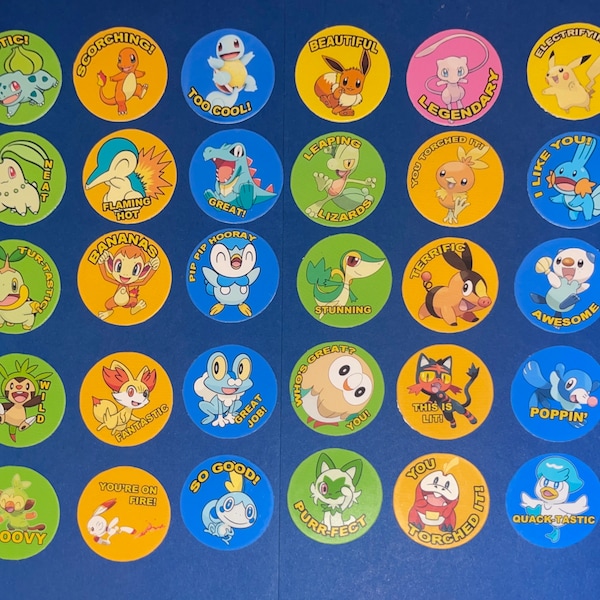 Mini Reward Stickers - Etsy