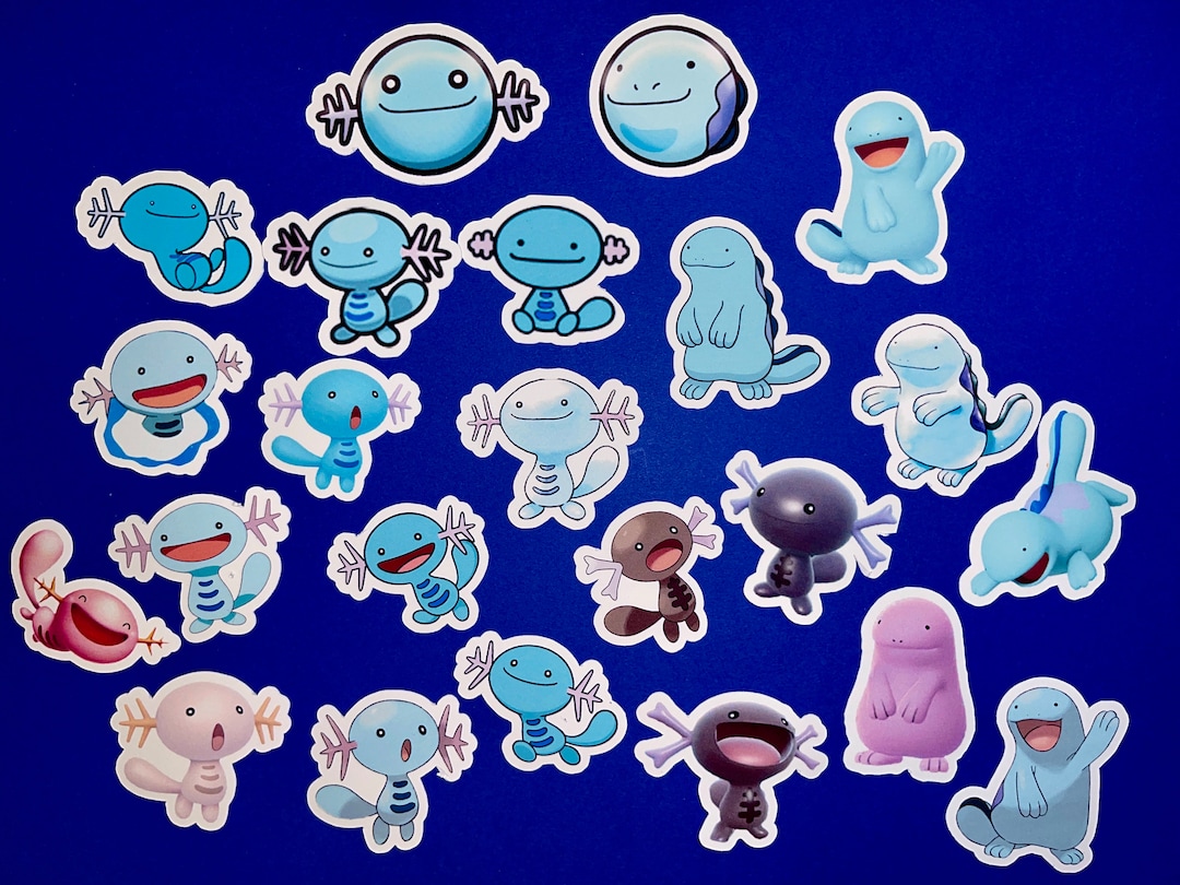 Wooper Sticker Set - Etsy