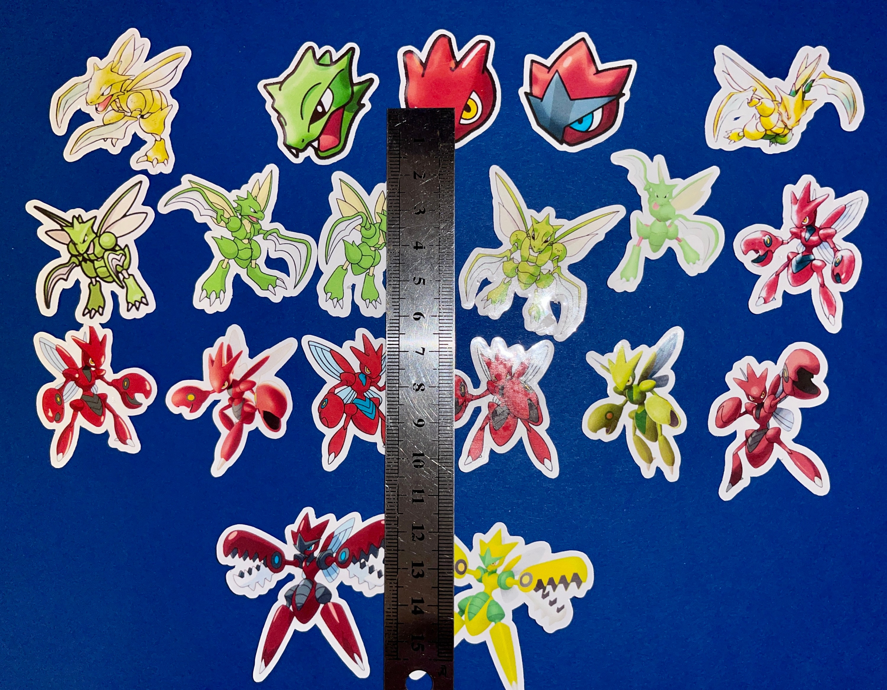 Scyther Sticker Set - Etsy