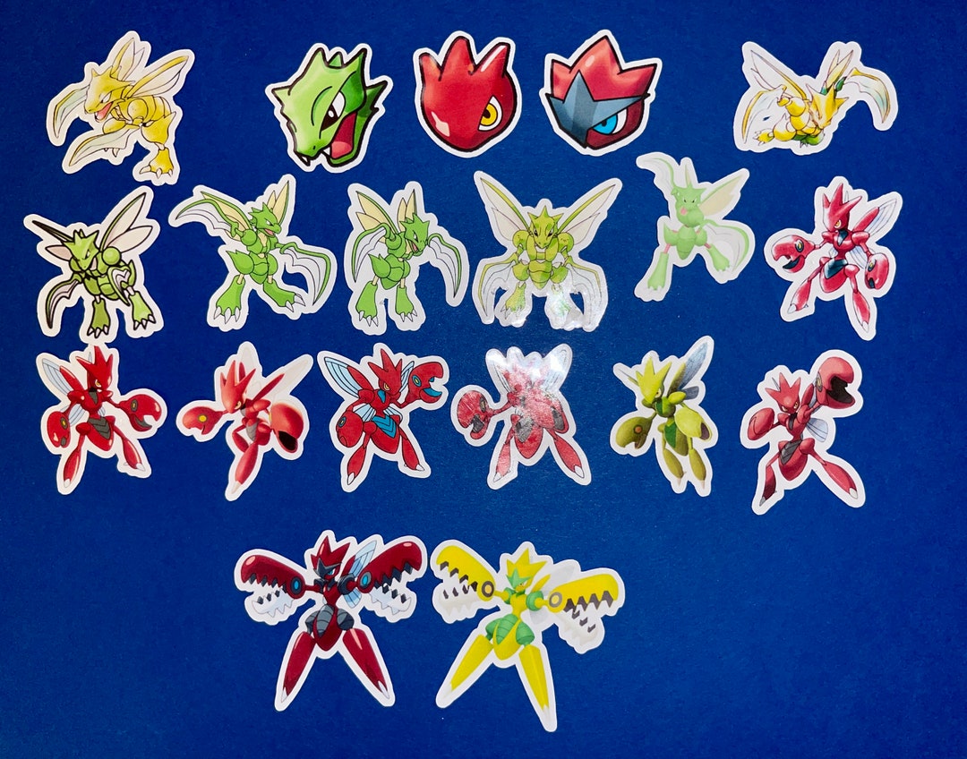 Scyther Sticker Set - Etsy