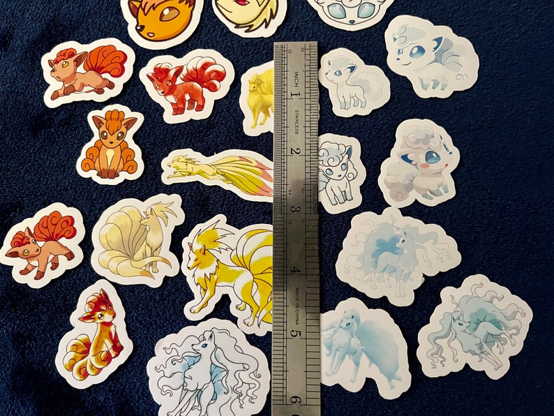 Vulpix Sticker Set - Etsy