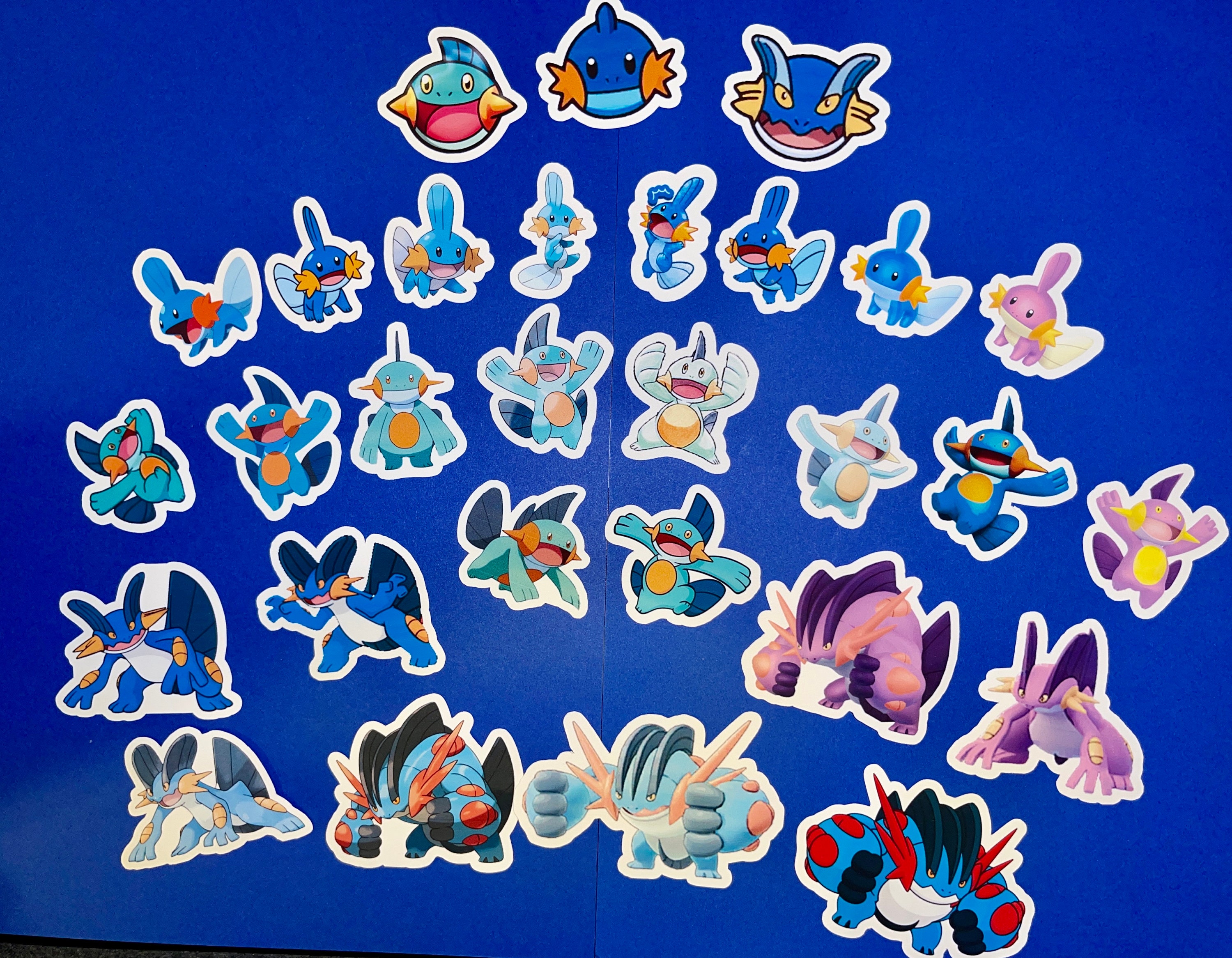 Mudkip Sticker Set - Etsy