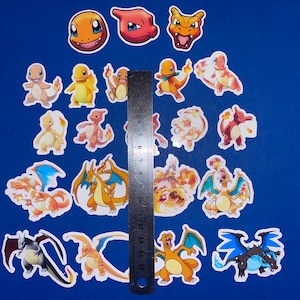 Charmander Sticker Set - Etsy