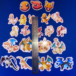 Charmander Sticker Set - Etsy