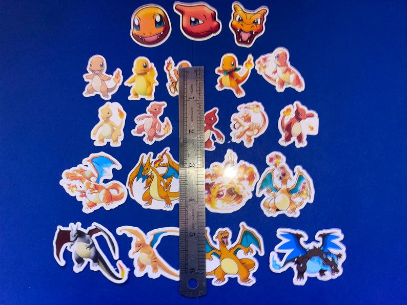 Charmander Sticker Set - Etsy