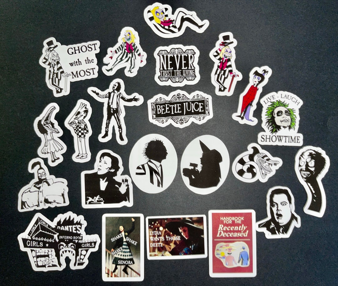 Beetlejuice Stickers - Etsy