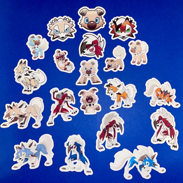 Shiny Rockruff Sticker - Etsy