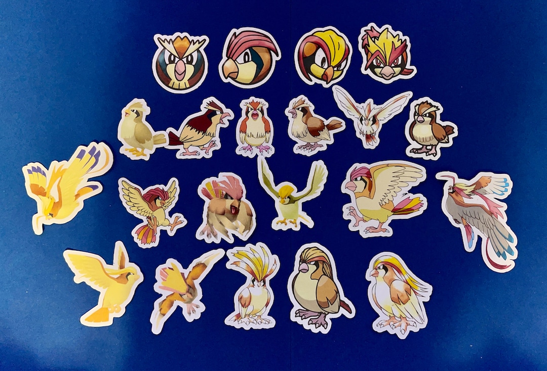 Pidgey Sticker Set - Etsy