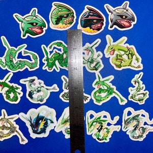 Rayquaza Sticker Set - Etsy