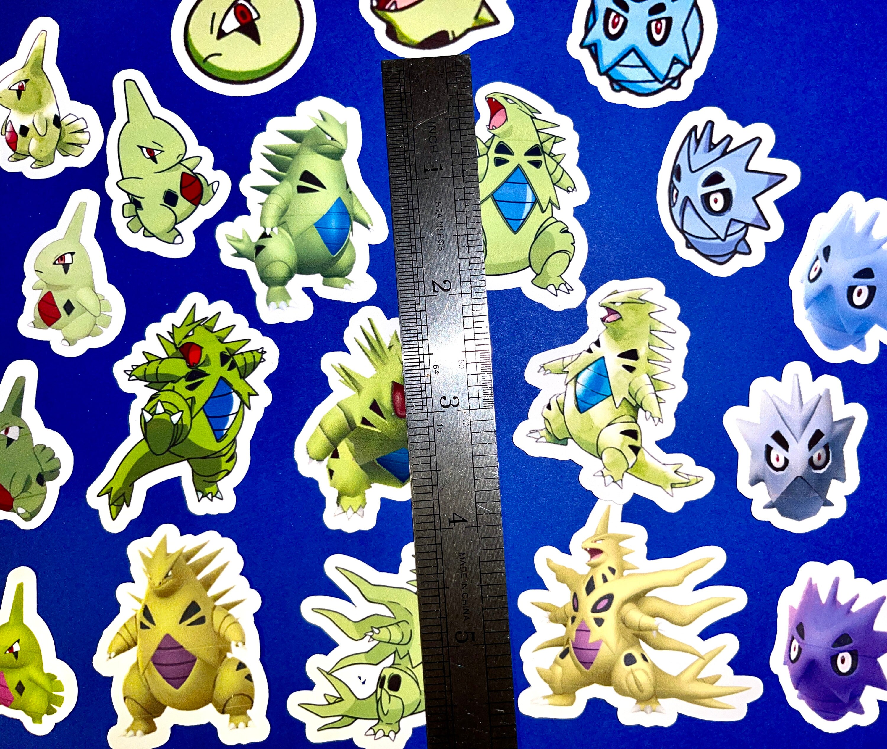 Tyranitar Sticker Set - Etsy