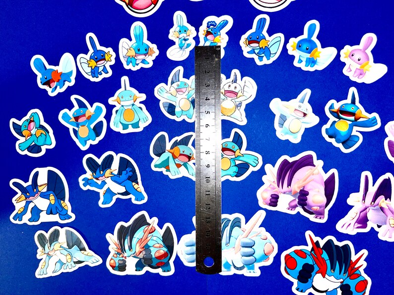Mudkip Sticker Set - Etsy