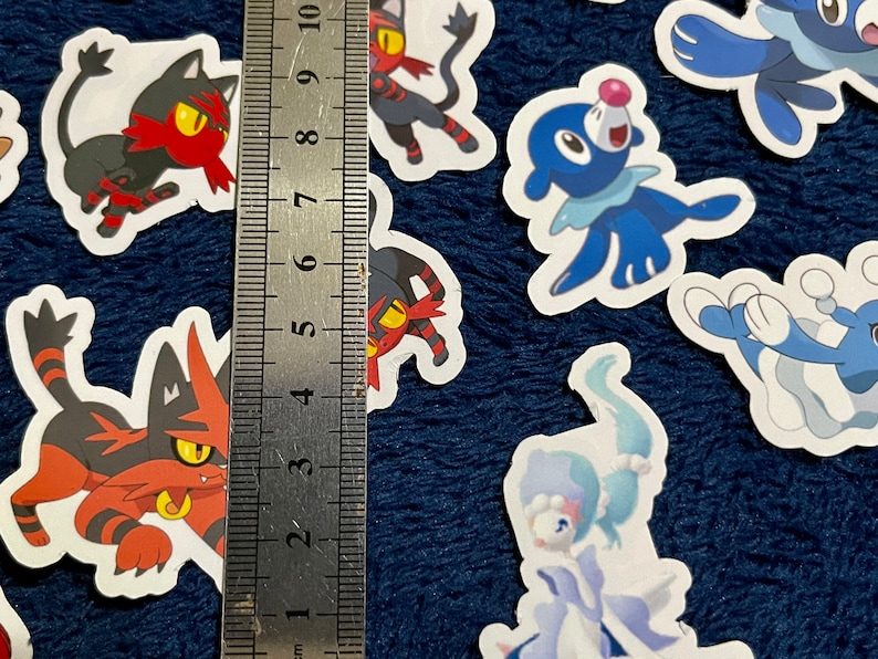 Alolan Starters Sticker Set - Etsy