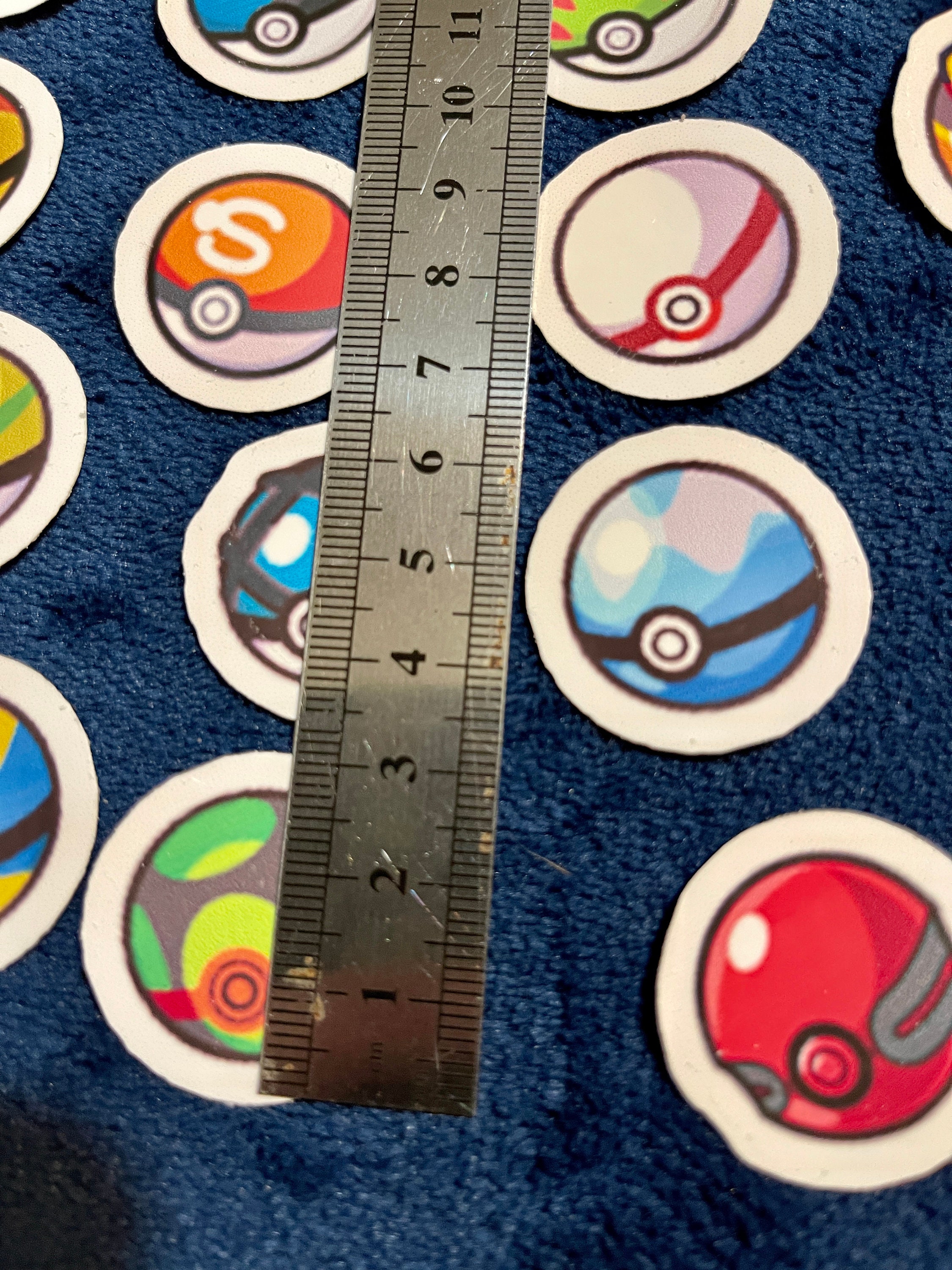Pokeball Sticker Set - Etsy
