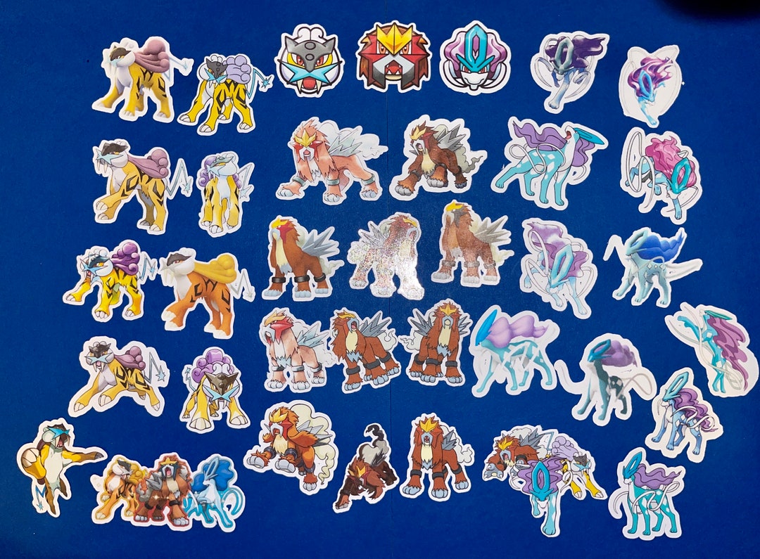 Legendary Beasts Sticker Set - Etsy