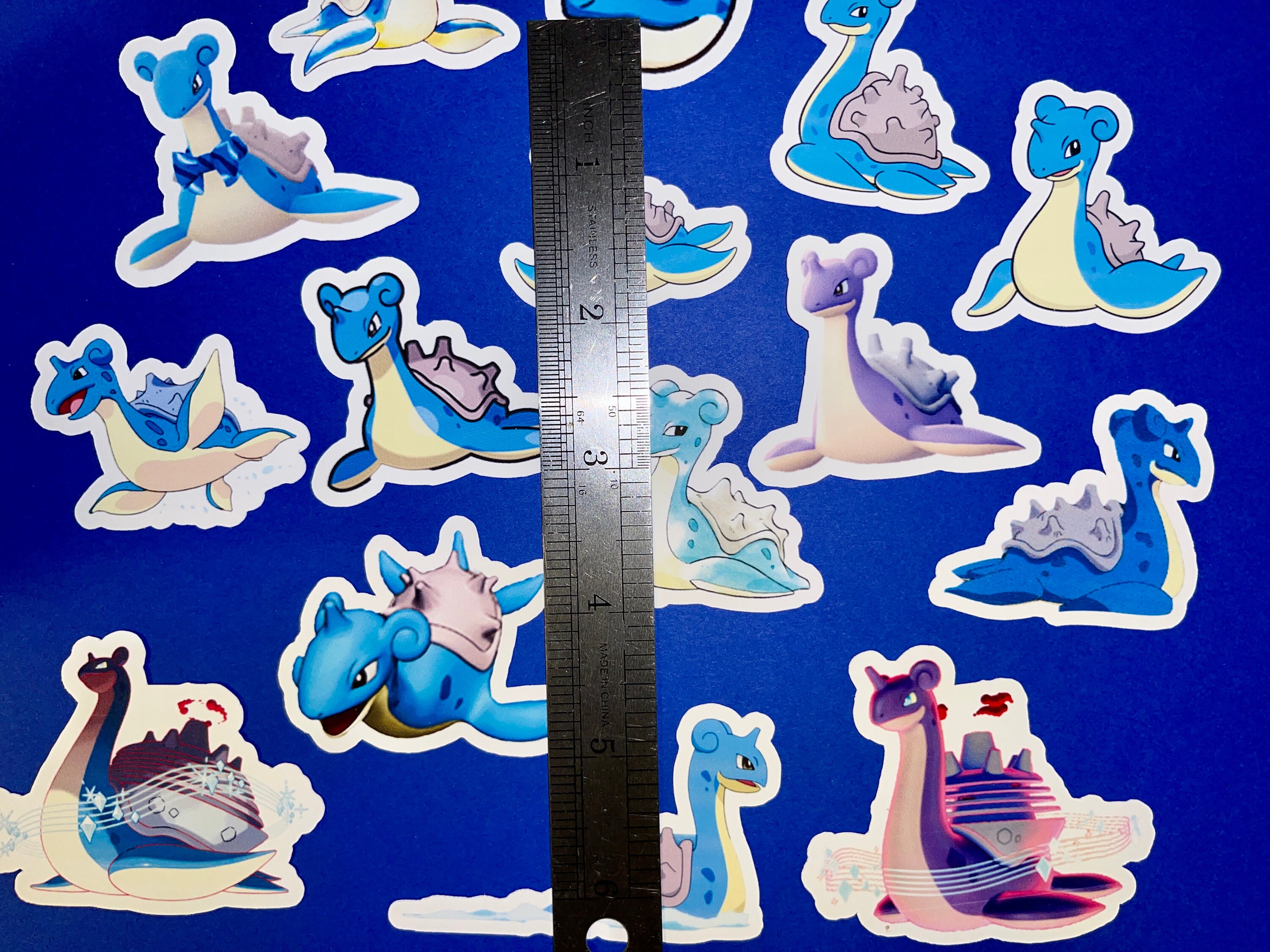 Lapras Sticker Set - Etsy