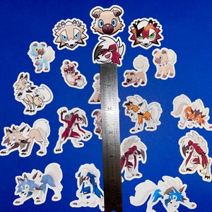 Rockruff Sticker Set - Etsy