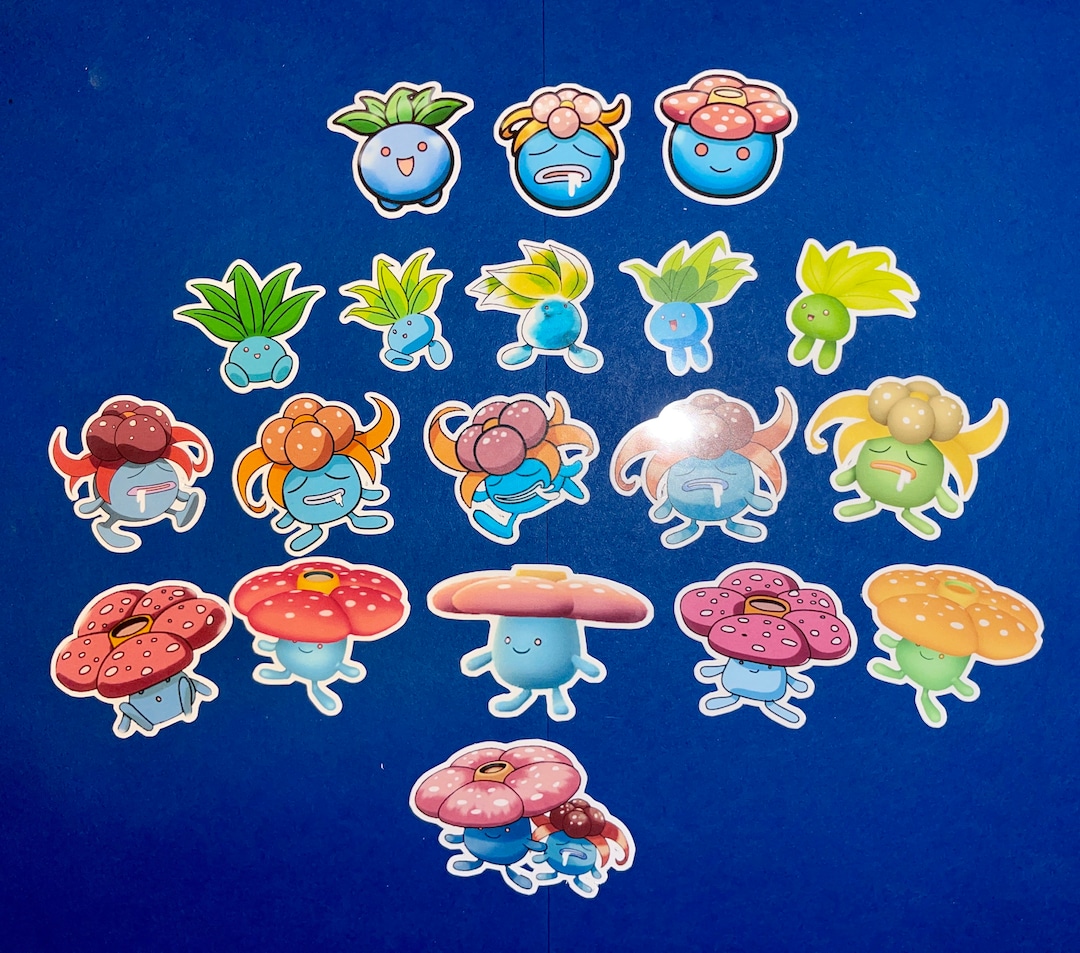 Oddish Sticker Set - Etsy
