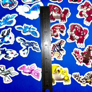 Kyogre and Groudon Sticker Set - Etsy