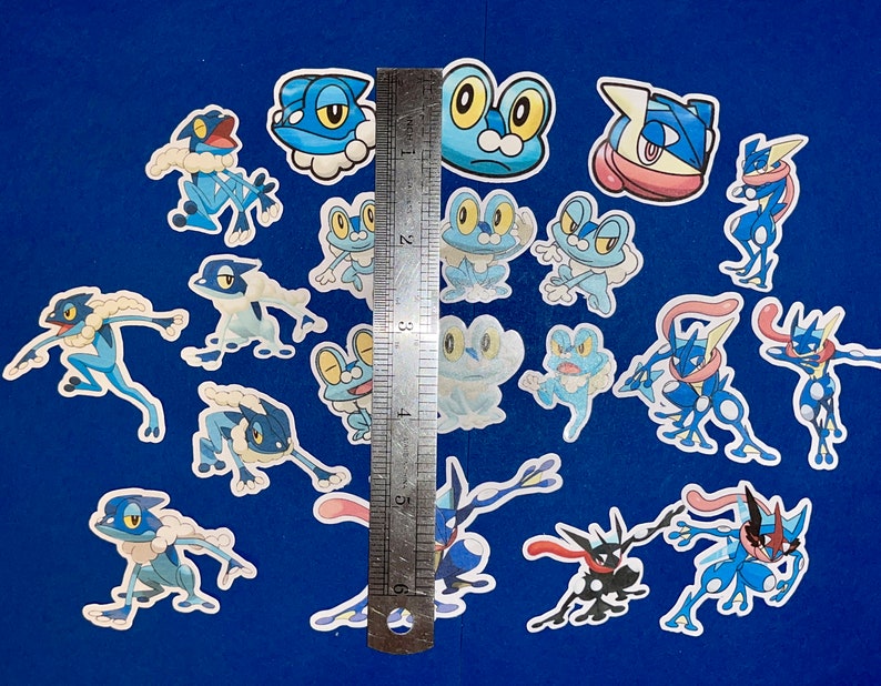 Greninja Sticker Set - Etsy