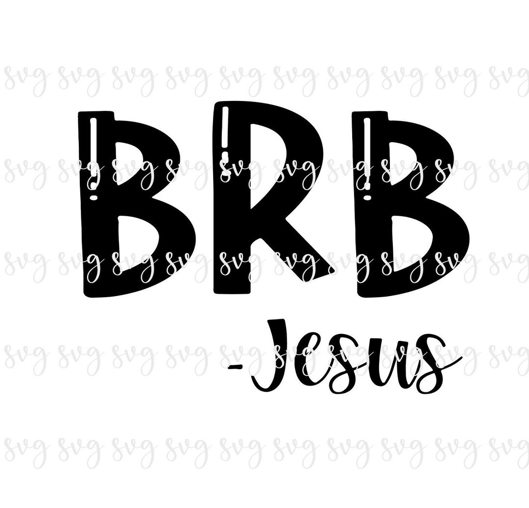 SALE!! Easter Spring BRB Be Right Back Svg Shirt Easter Christian Jesus ...