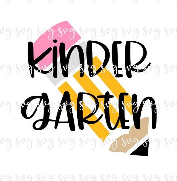 Visual Arts SALE! Kindergarten Grade K Pencil Back to School svg Shirt ...