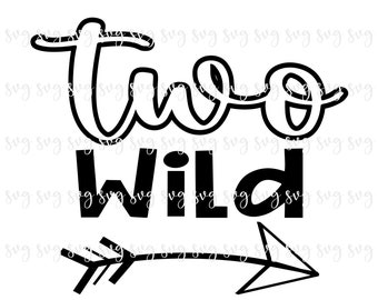 Two Wild Svg - Etsy