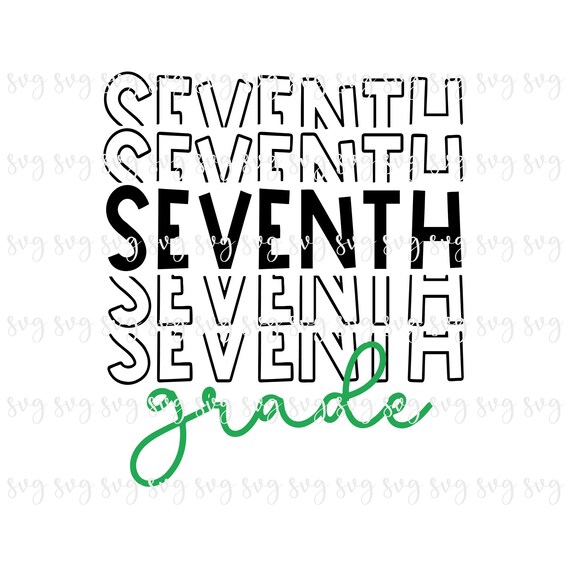 SALE Seventh Grade 7th Squad Shirt SVG Back to School Svg | Etsy