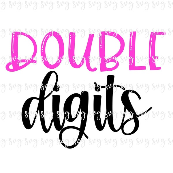 Double Digits Sign - Etsy