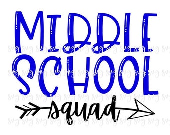 Middle School Svg - Etsy