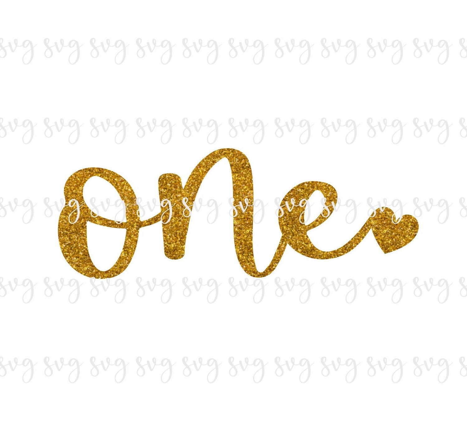 SALE Birthday One Heart SVG First Birthday Heart - Etsy