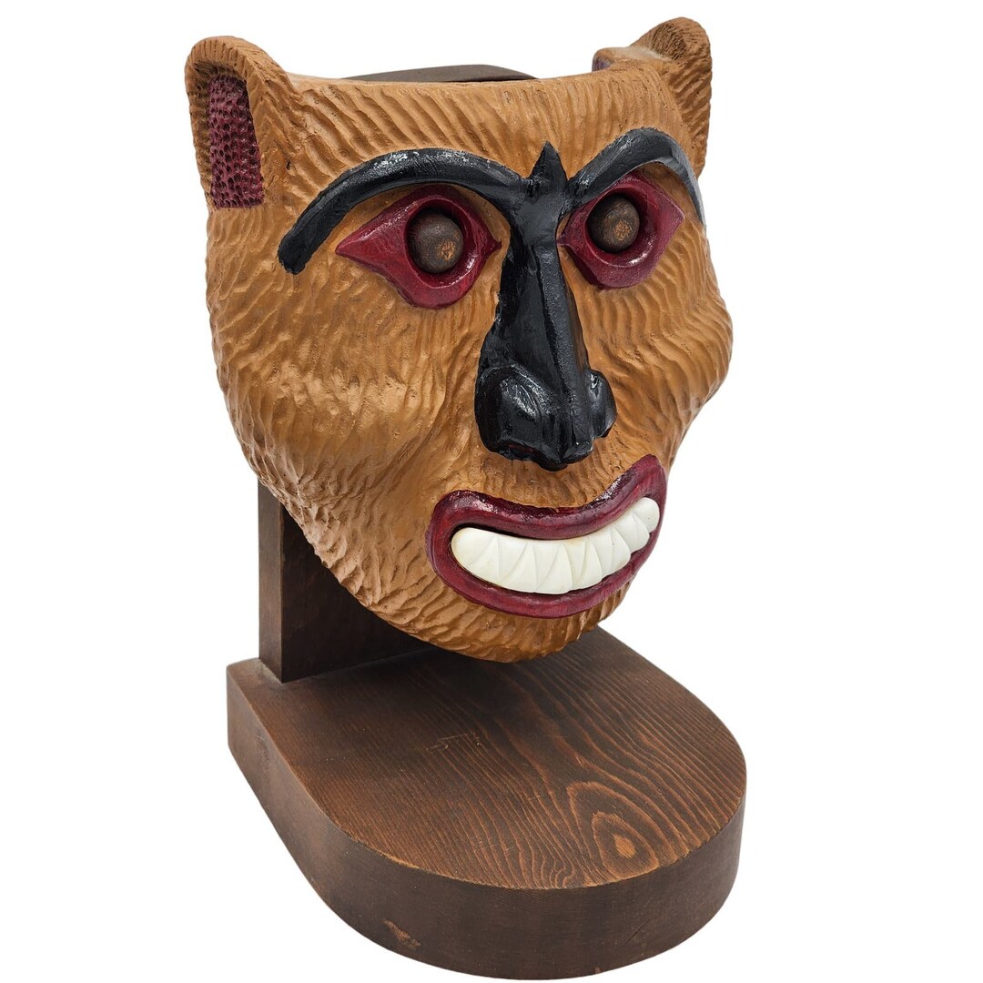 Haida Shaman Bear Spirit Mask Grizzle Bear Medicine Man Mask 'skun-doo ...