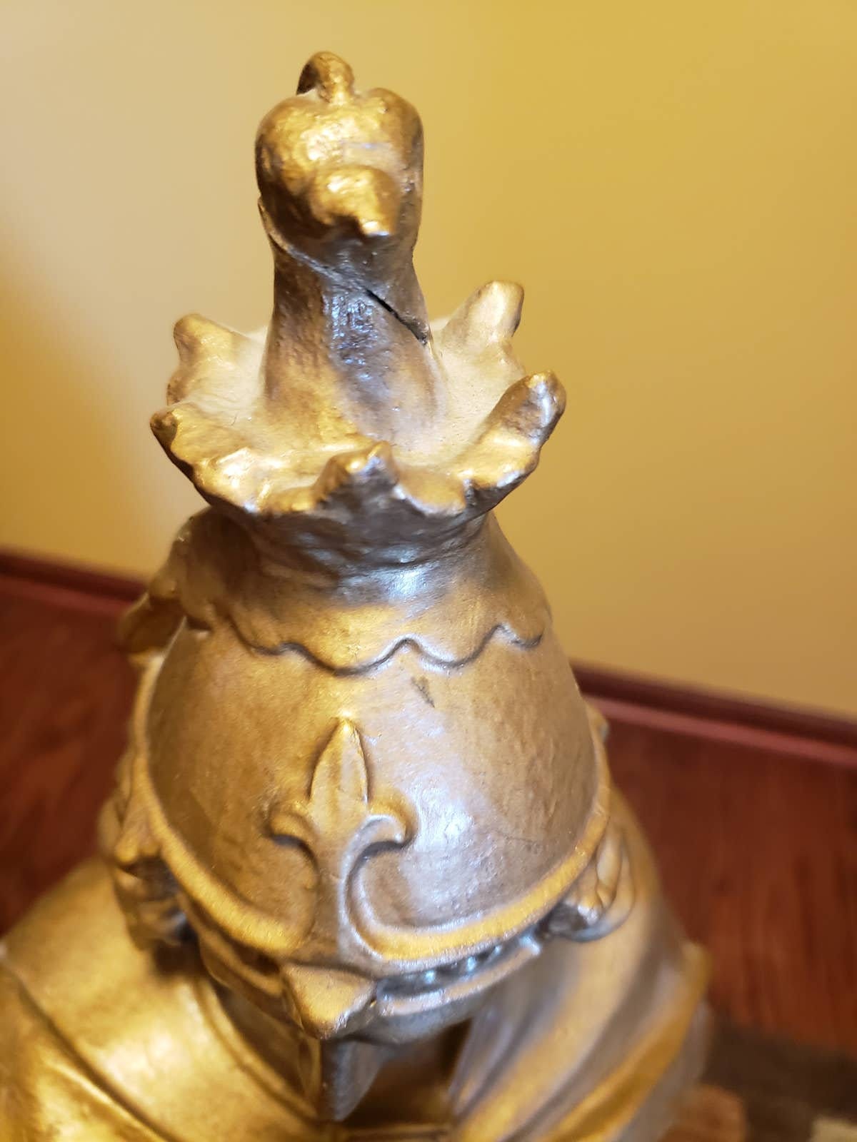 Large Rare Medieval Knight Statue Lohengrin Swan Knight Sculpture ...