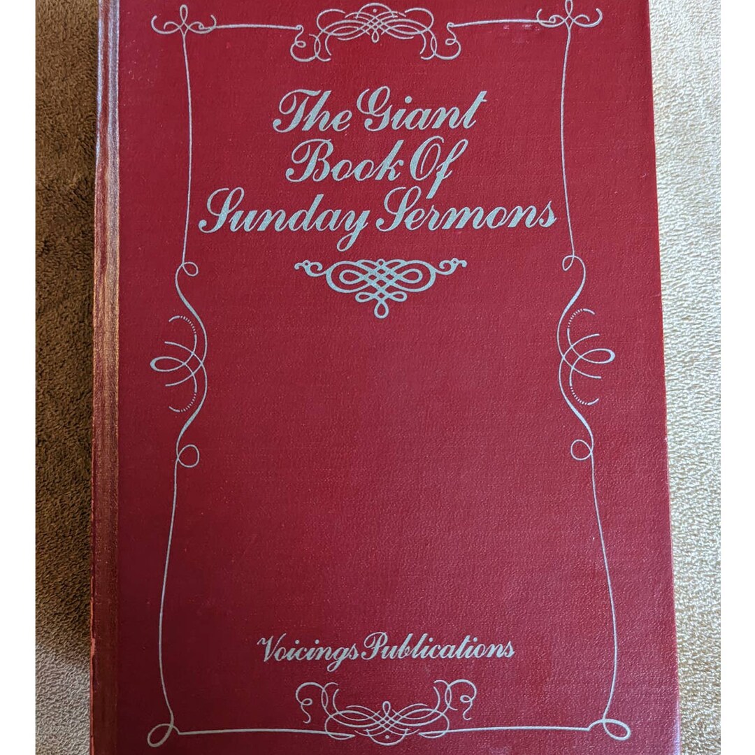 Vintage 1985 Giant Book of Sunday Sermons Volume 1 by James F ...