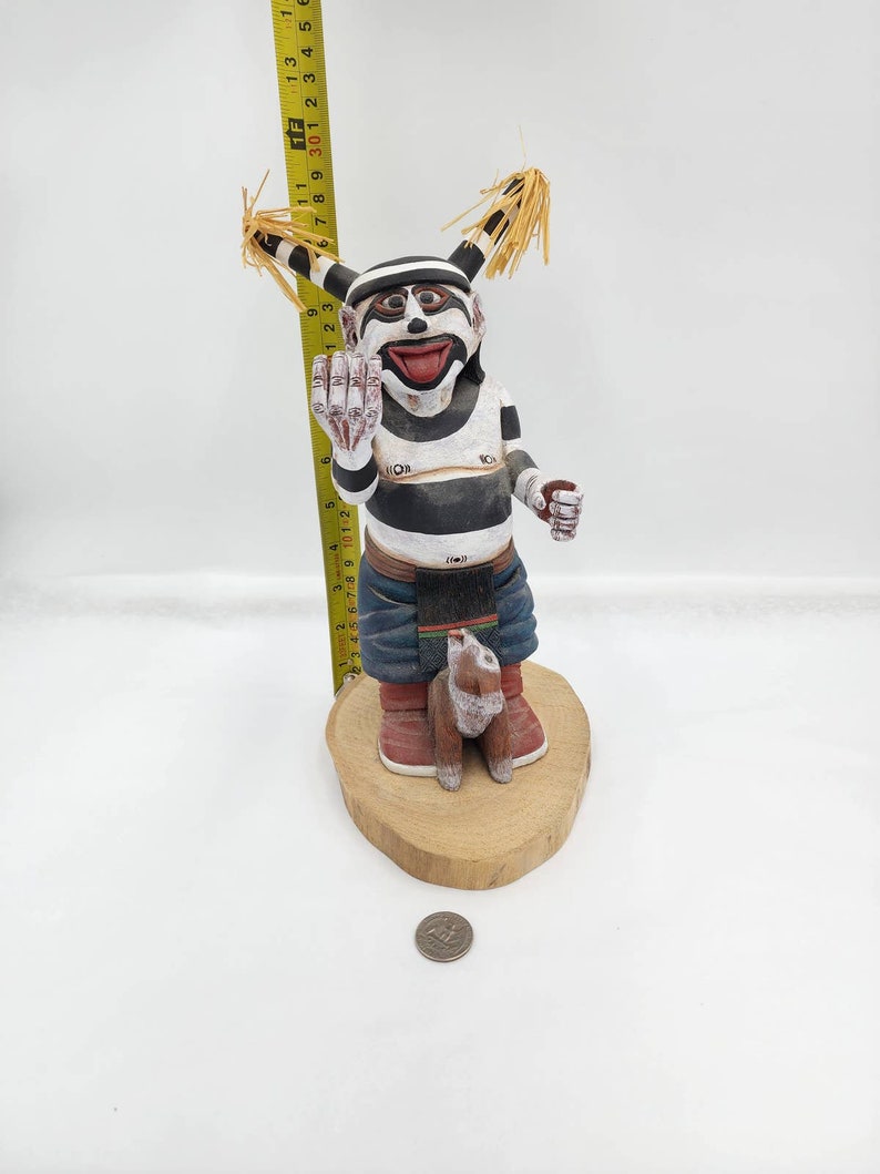 Kachina Doll Hopi Clown Dog Neil David Vintage Native American ...