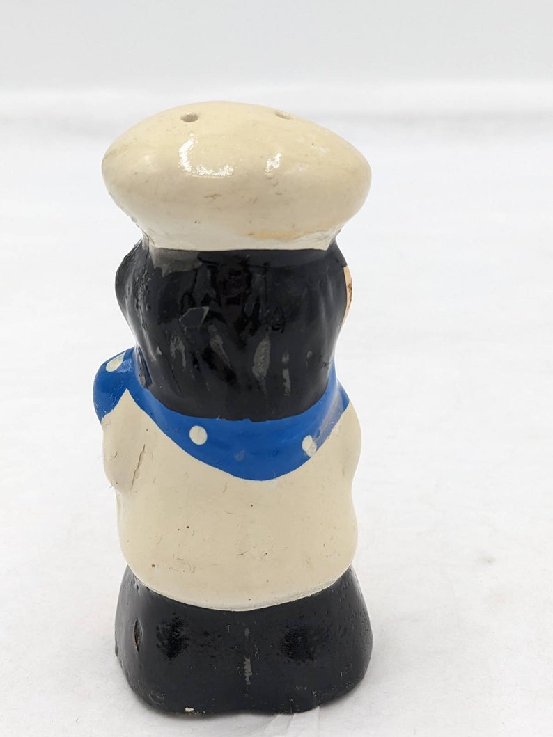 Vintage Italian Chef Cook Pizza Set Salt and Pepper Shaker Pair Ceramic ...