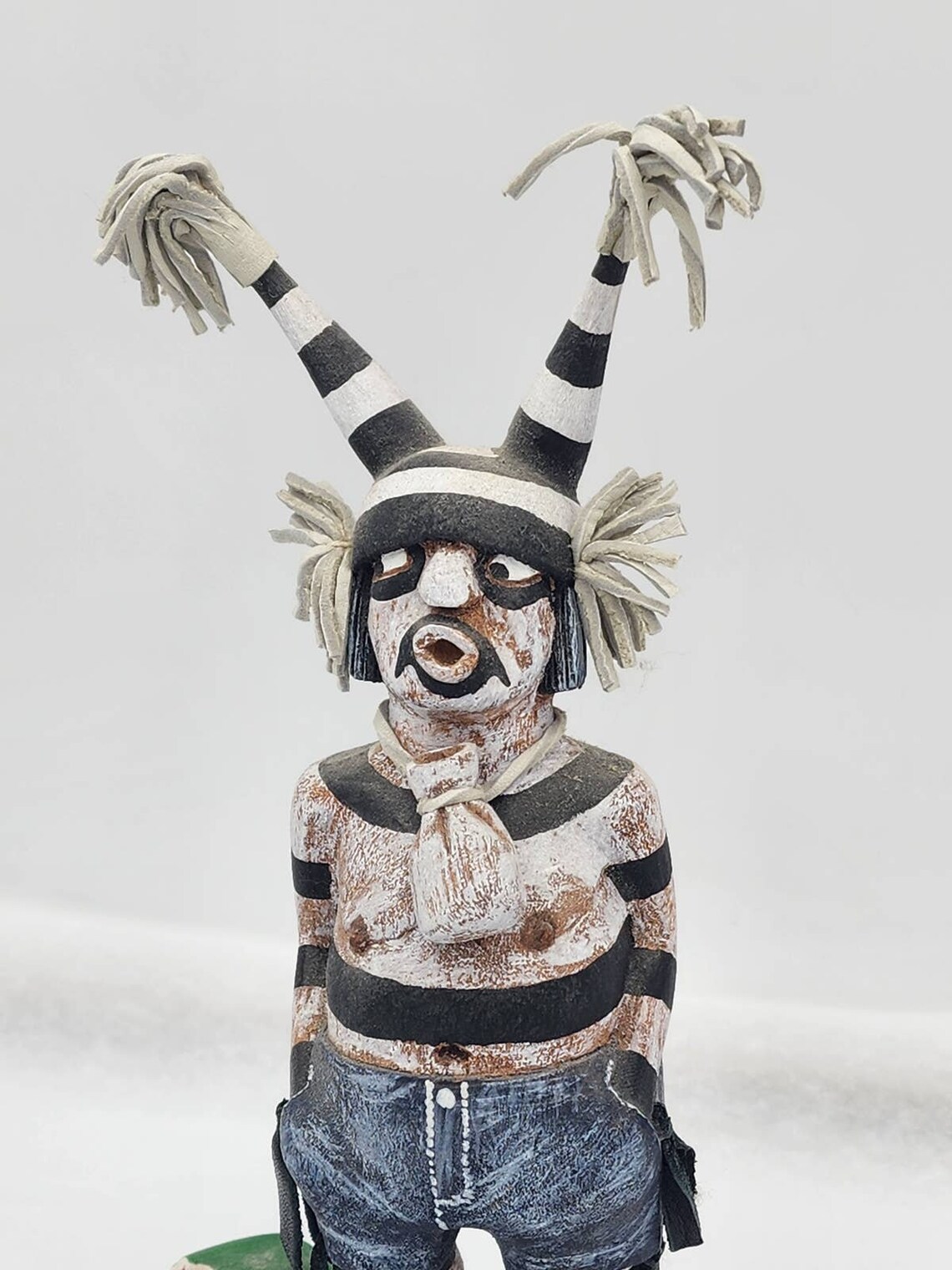 Kachina Doll Hopi Clown Watermelon Signed Grover Native American ...