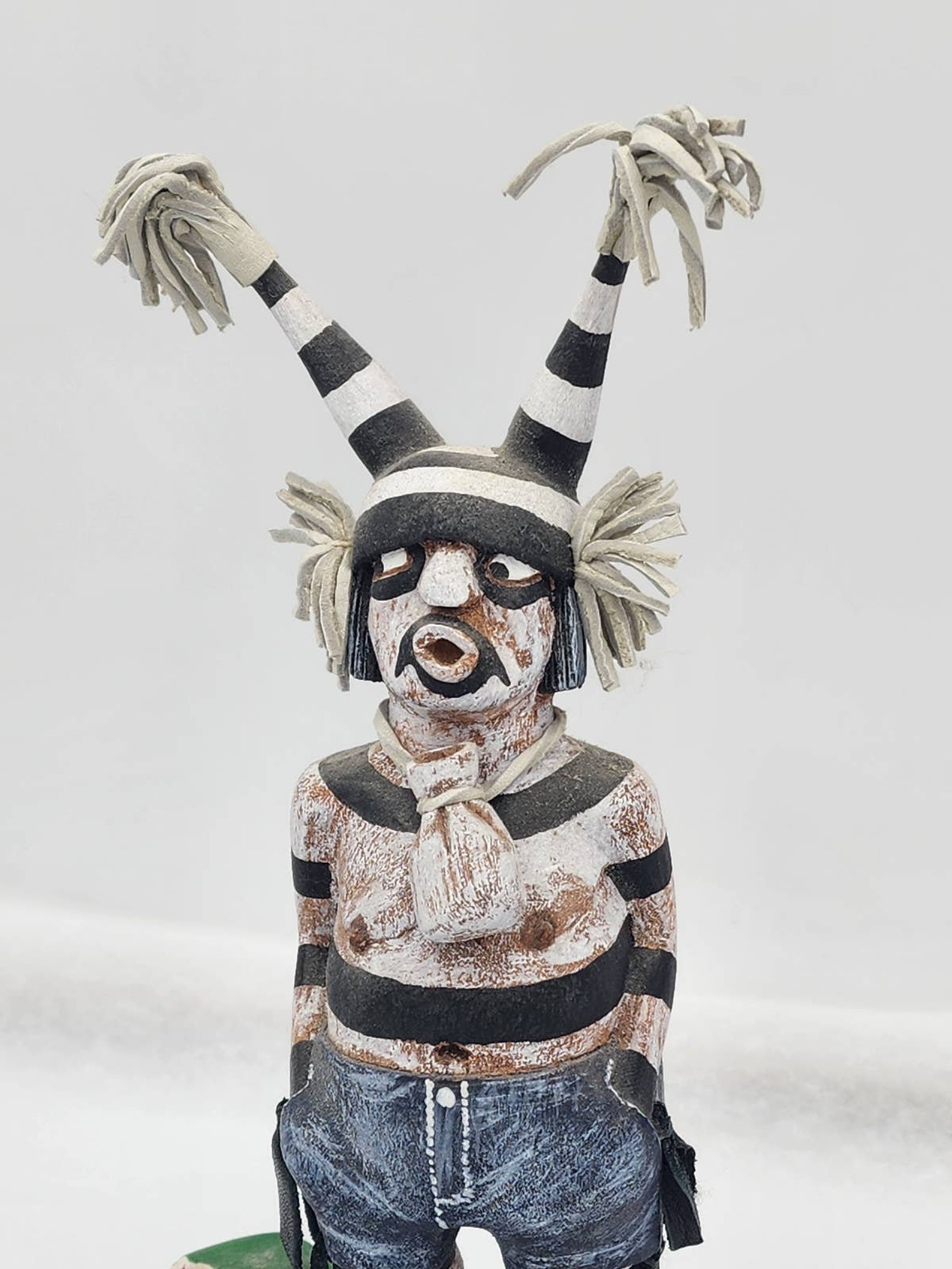 Kachina Doll Hopi Clown Watermelon Signed Grover Native American ...