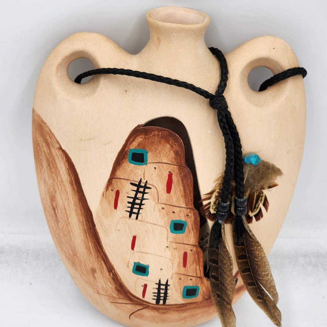 Vintage Hanging Pueblo Legend of the Canteen Southern Style Pottery ...