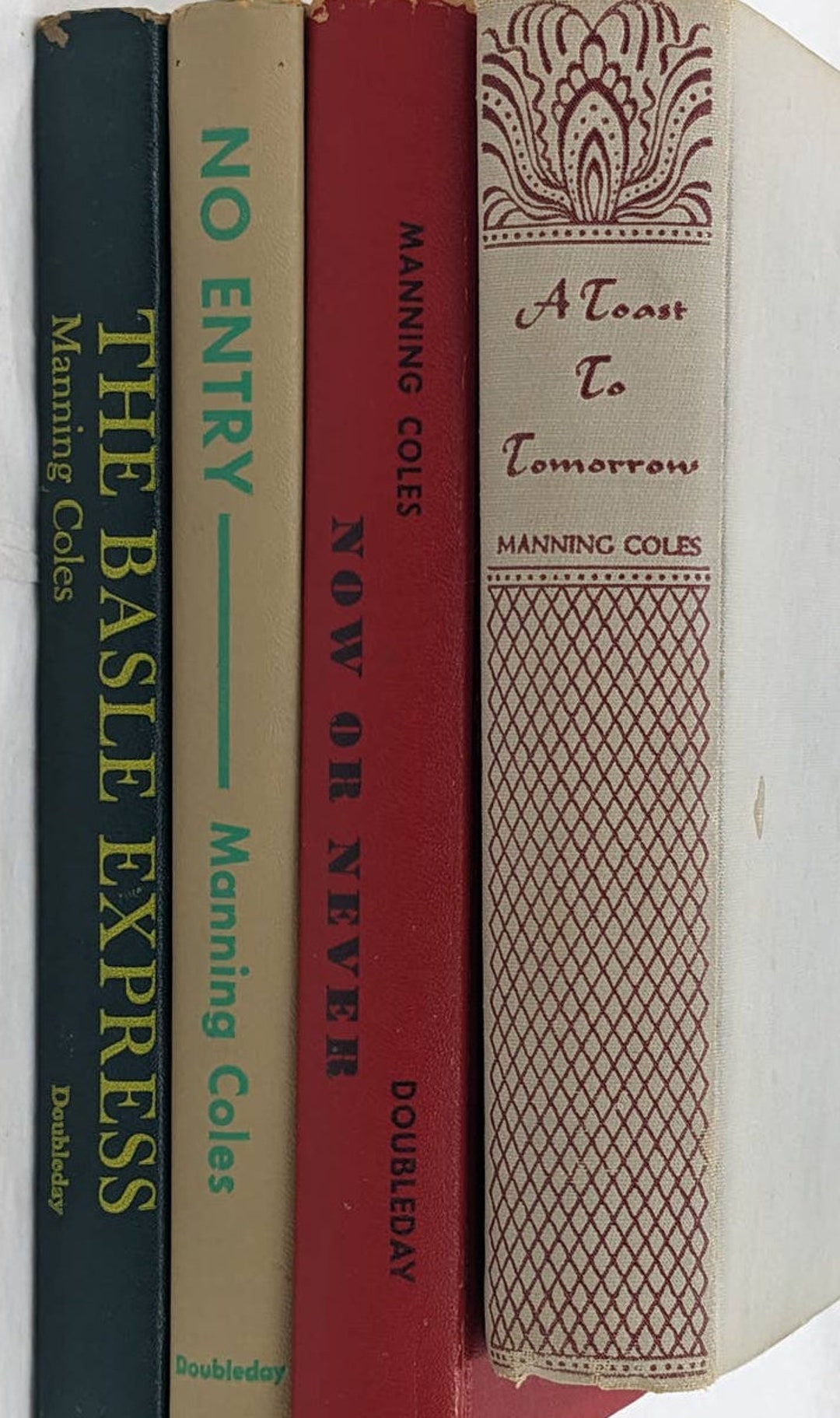 Manning Coles Book Lot No Entry Now or Never Espionage Thrillers ...