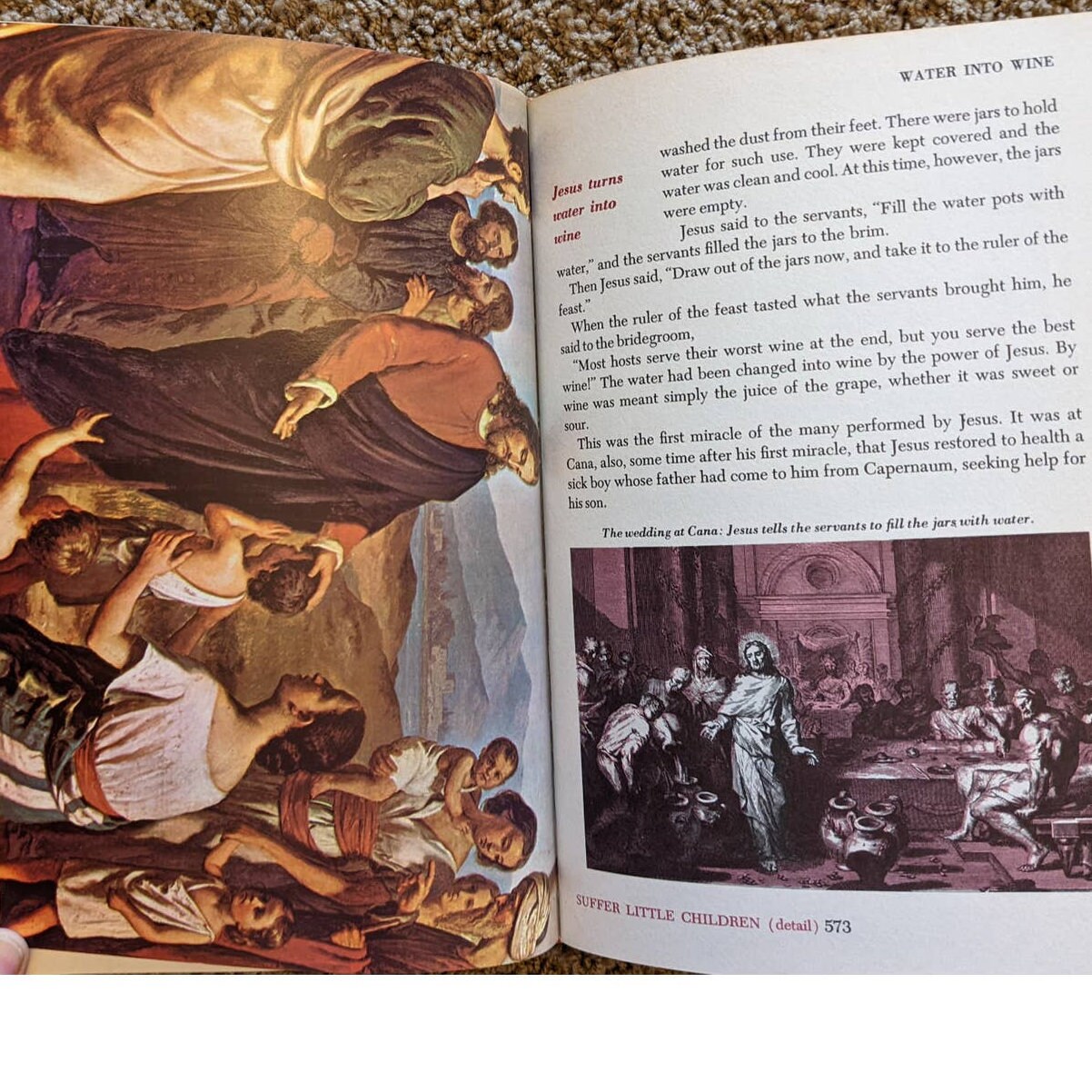 Vintage 1963 the Bible Story Library Volume 1 and 2 From Creation to ...